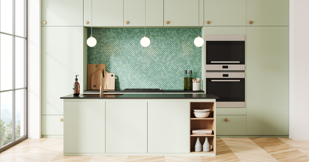 A zöld konyhabútor 2024 egyik legnagyobb trendje, mutatjuk a legszebb ...
